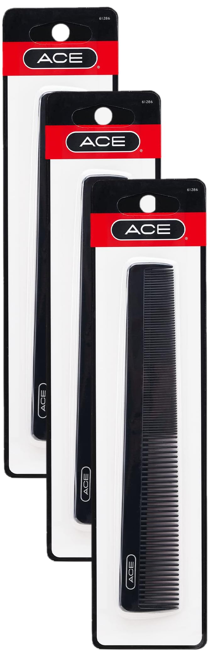Amazon.com : ACE GOODY ACE All Purpose Hair Comb - 7 Inch, Black ...