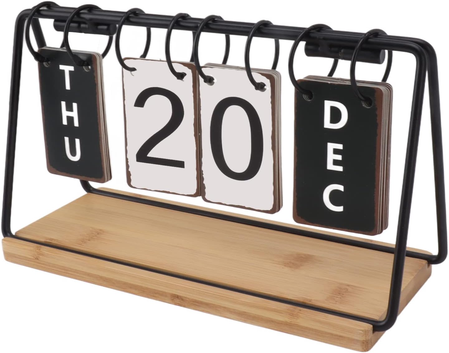 Amazon.com : Flip Calendar, Modern Desk Calendar with Month Date and ...