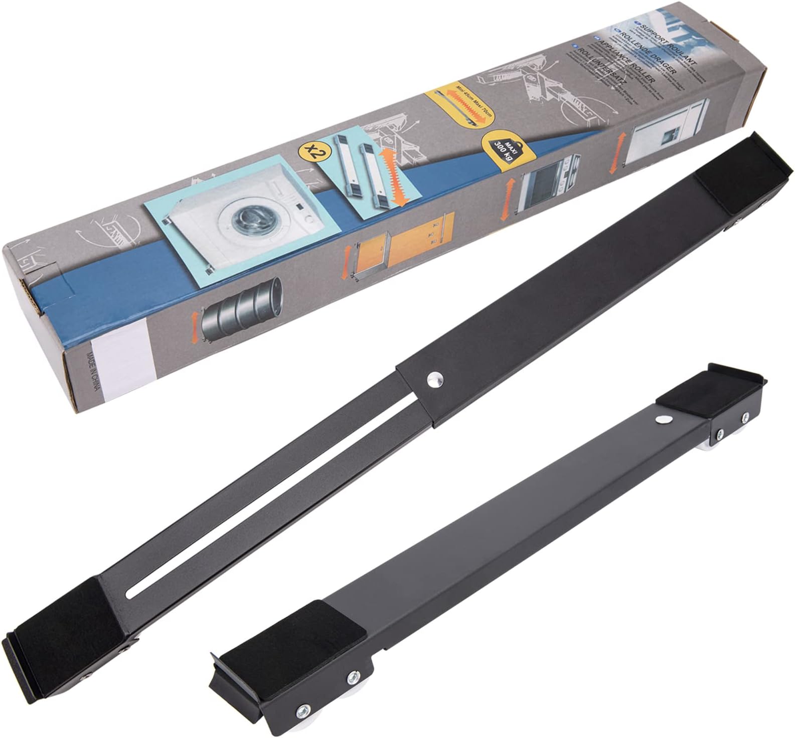 Amazon.com: Extendable Appliance Rollers for Washer and Dryer,Heavy ...