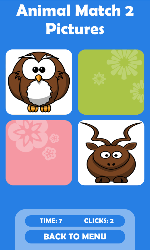 Animal Match 2 Pictures - App on Amazon Appstore