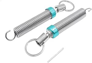 Amazon.com: Uxcell a17031600ux0099 2Pcs Blue Silver Tone Flexible ...