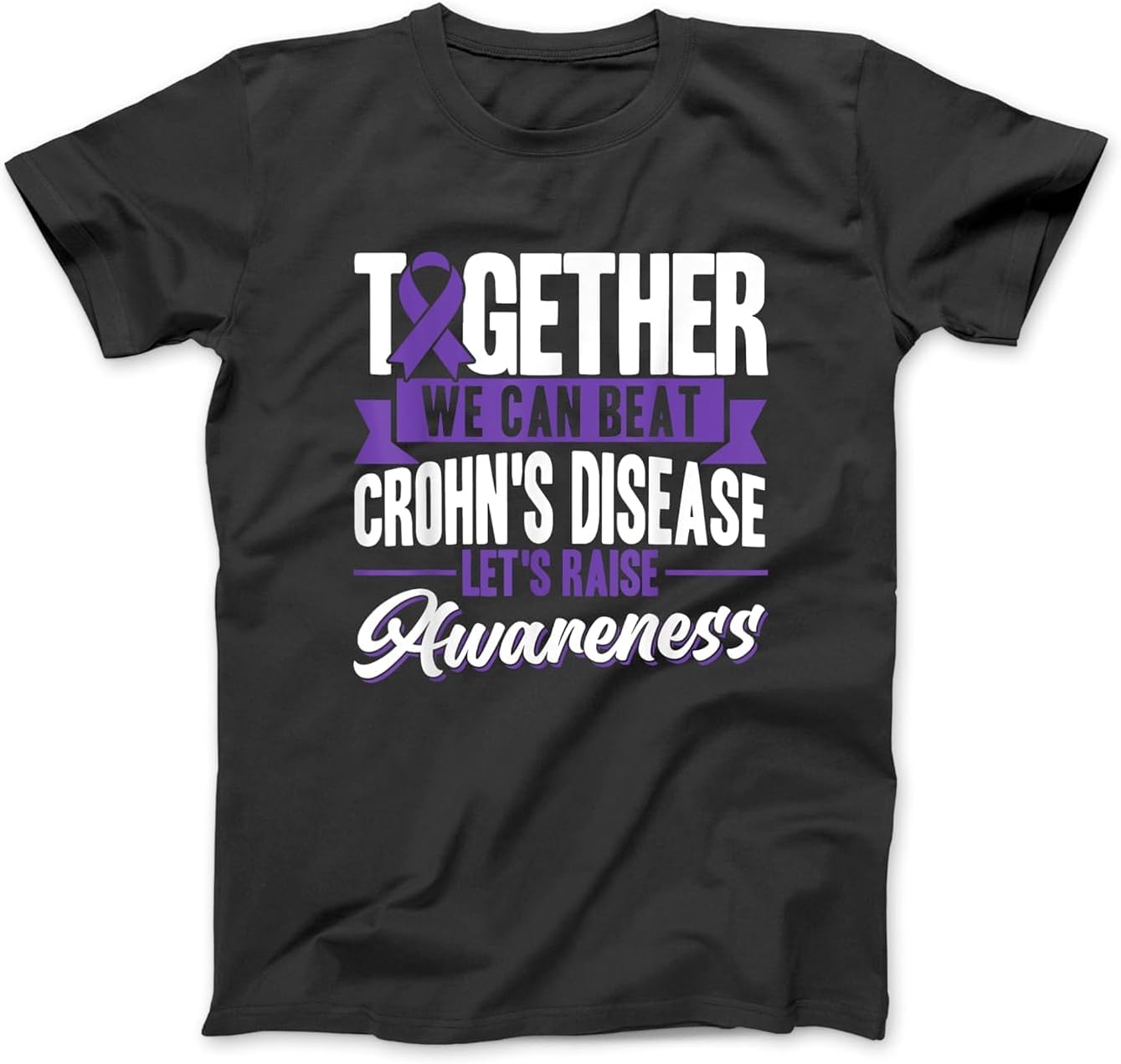 We Can Beat Crohn's Disease Crohn's Disease Awareness T-Shirt ...