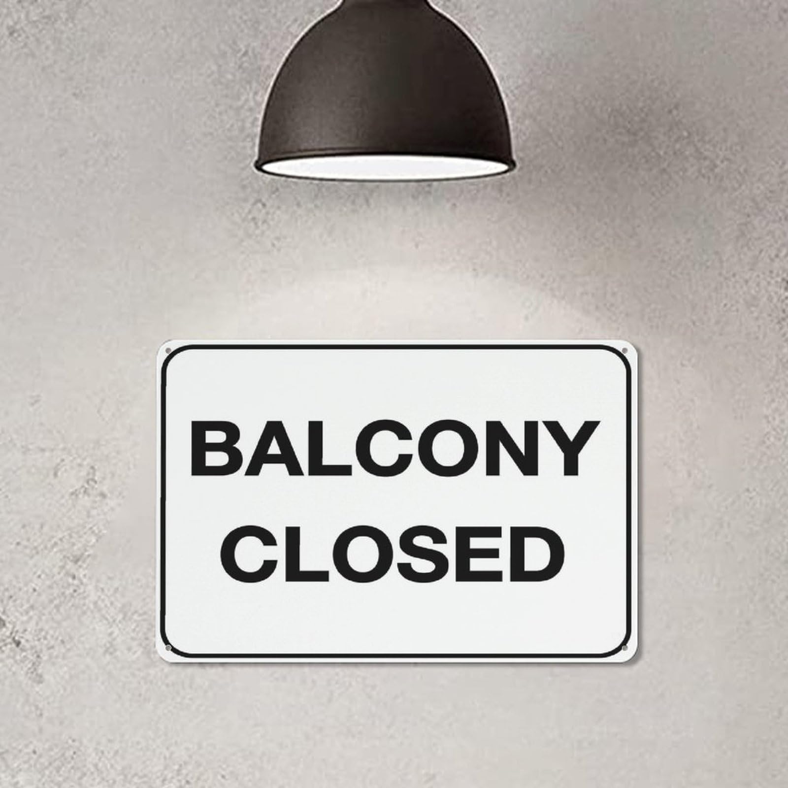 Balcony Closed Sign Balcony Closed Sign – New Signs