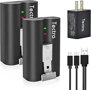 Amazon.com: Tectra 2-Pack Battery Replacement for Ring Doorbell 2/3/4 ...