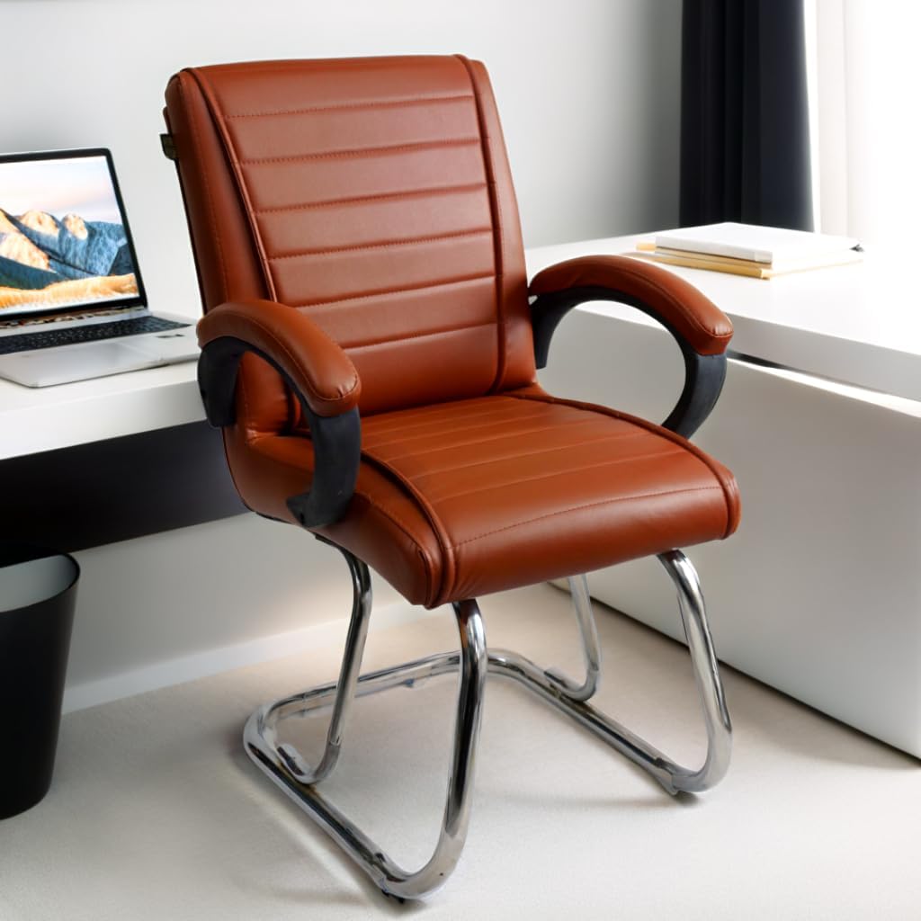 GOYALSON Home Exclusive Visitor Study Reception Chair with arm Rest and ...