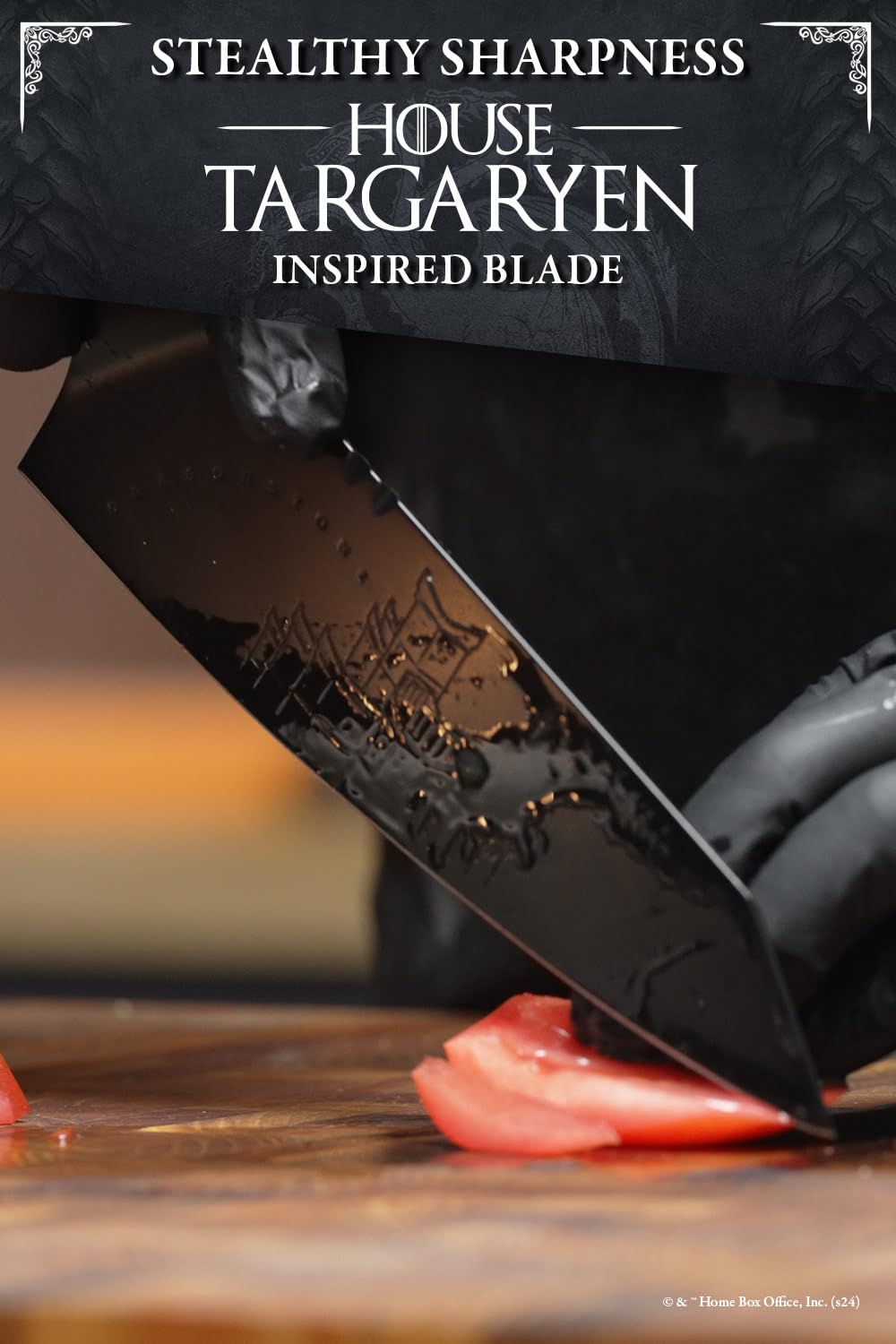 Snapklik.com : 8 Inch Chef Knife- Game Of Thrones Knife - House Targaryen Edition - German ...