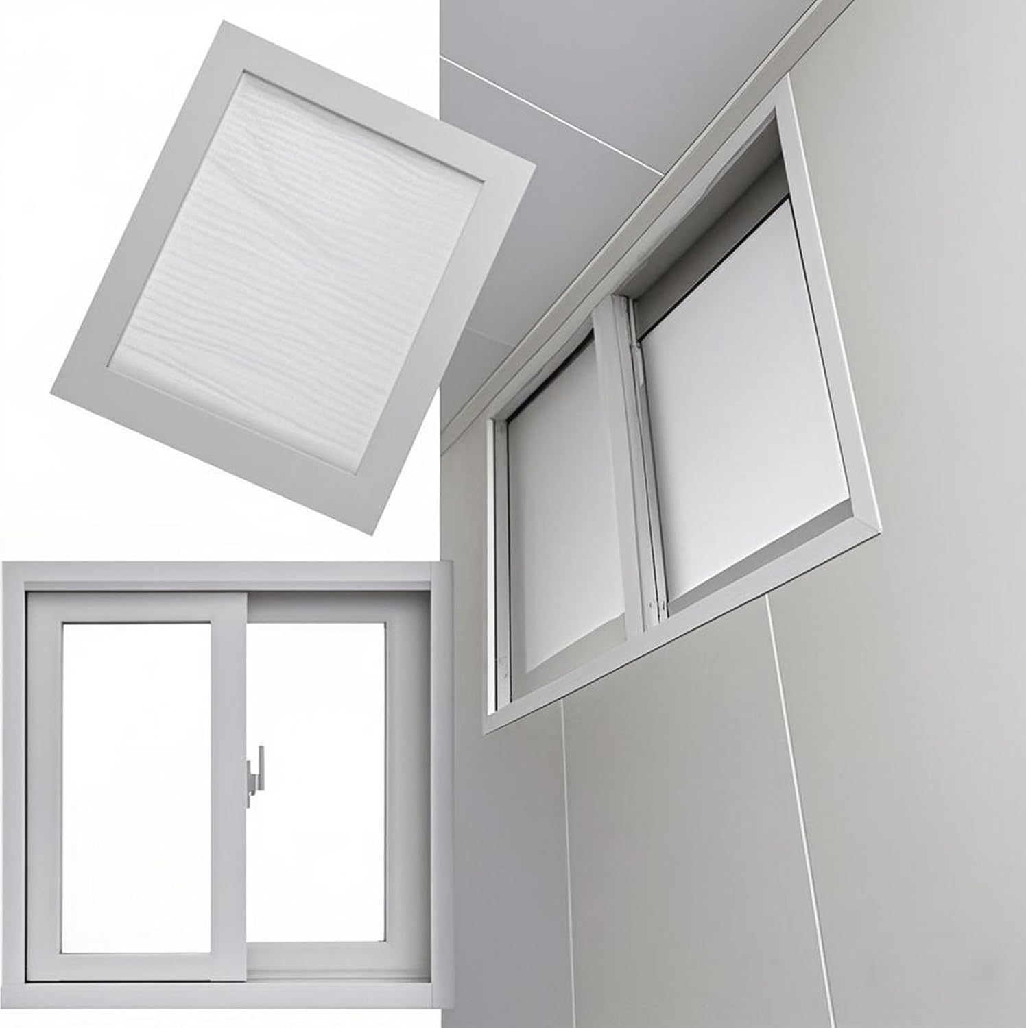 barn Window, Replacement Windows Aluminum Flush Mount Ventilation with ...