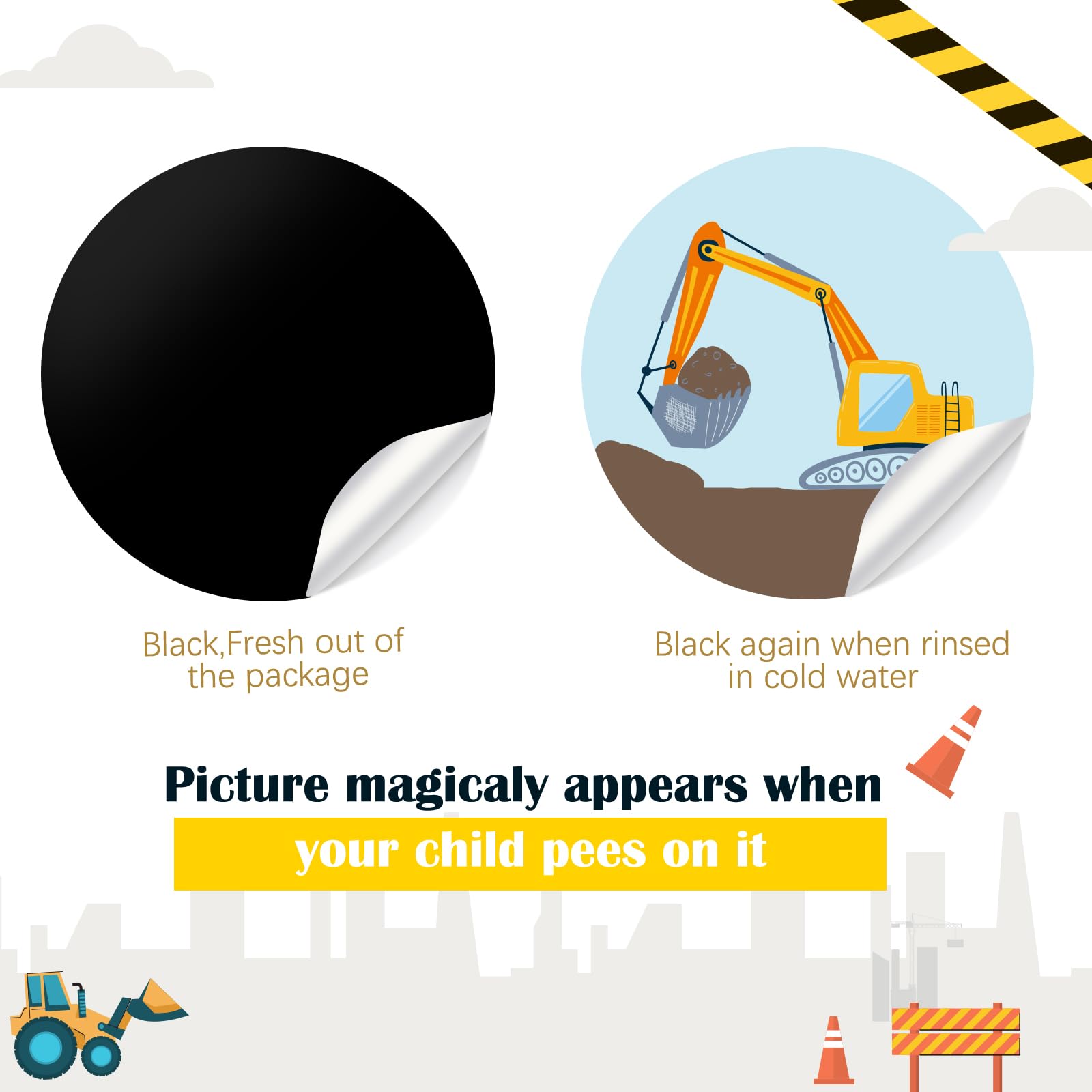 Snapklik.com : Geyee 24 Pcs Potty Training Stickers Potty You Pee On ...