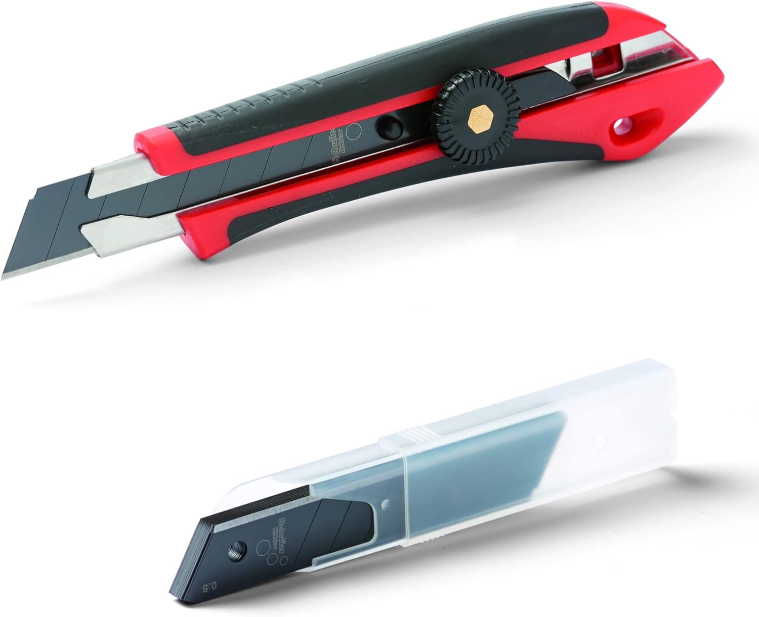 Schuller Profi Cuttermesser 18mm mit Feststellschraube Samurai Black ...