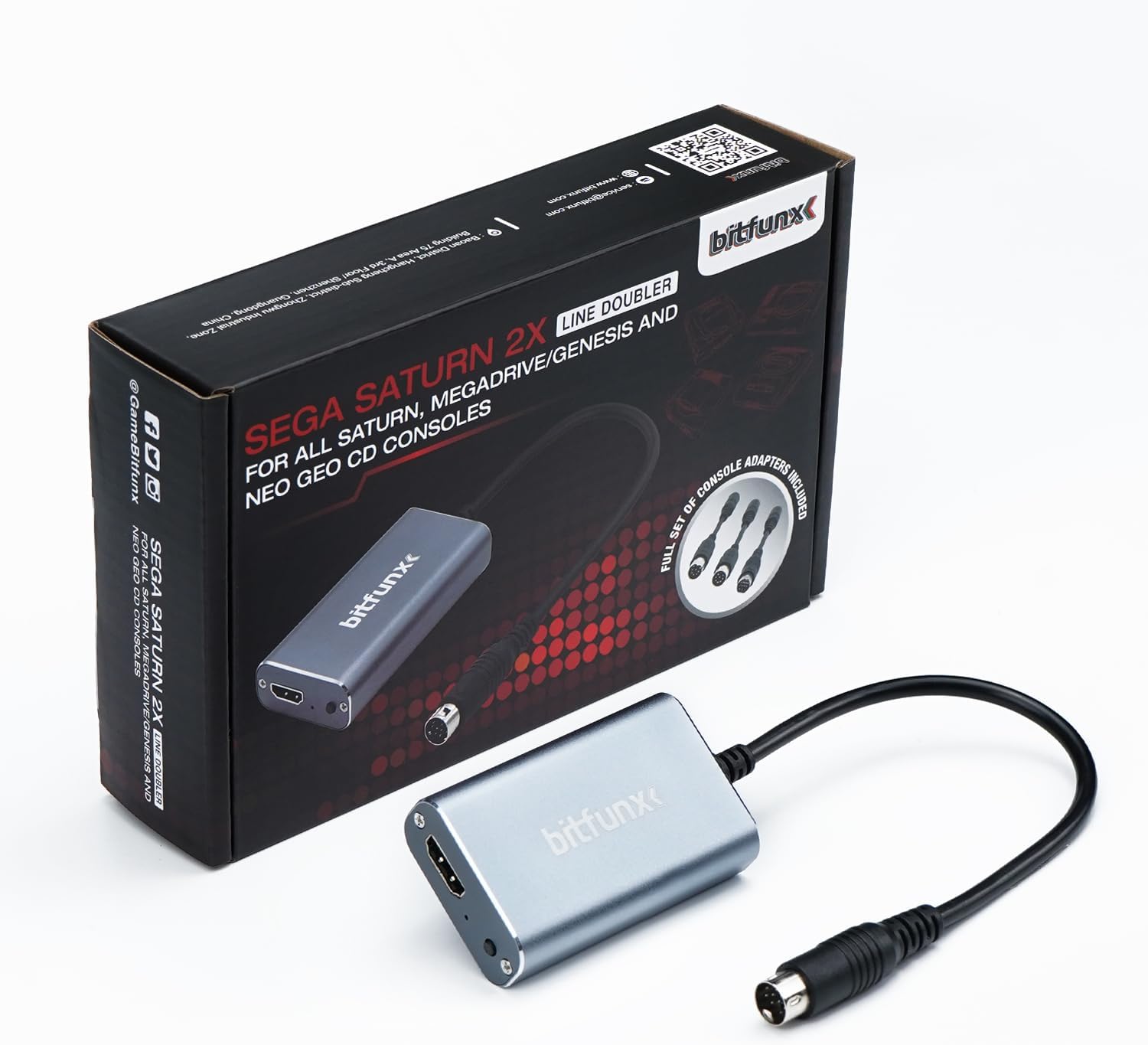 Amazon.com: BITFUNX SEGA Genesis/Saturn 2X HDMI Adapter - Supports 2X ...