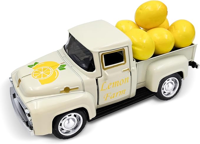 Amazon.com: Teeloray Lemon Truck Decor with Mini Fake Lemons Lemon ...