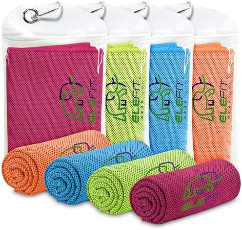 Amazon.com: Quick-Drying Cooling Microfiber Gym Towels: Ideal for ...