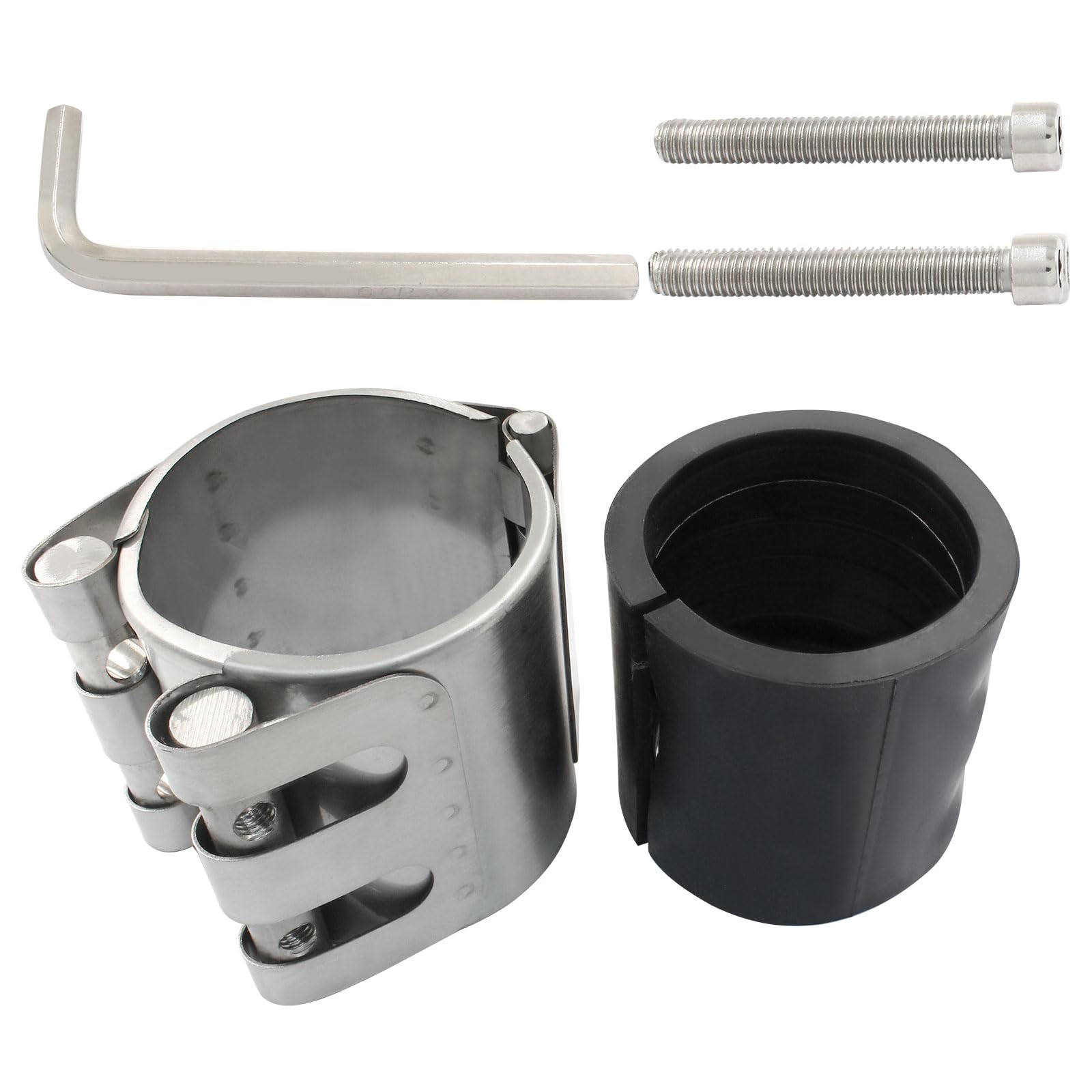Snapklik.com : LifCratms Pipe Repair Clamp, Galvanized Pipe Repair Kit ...