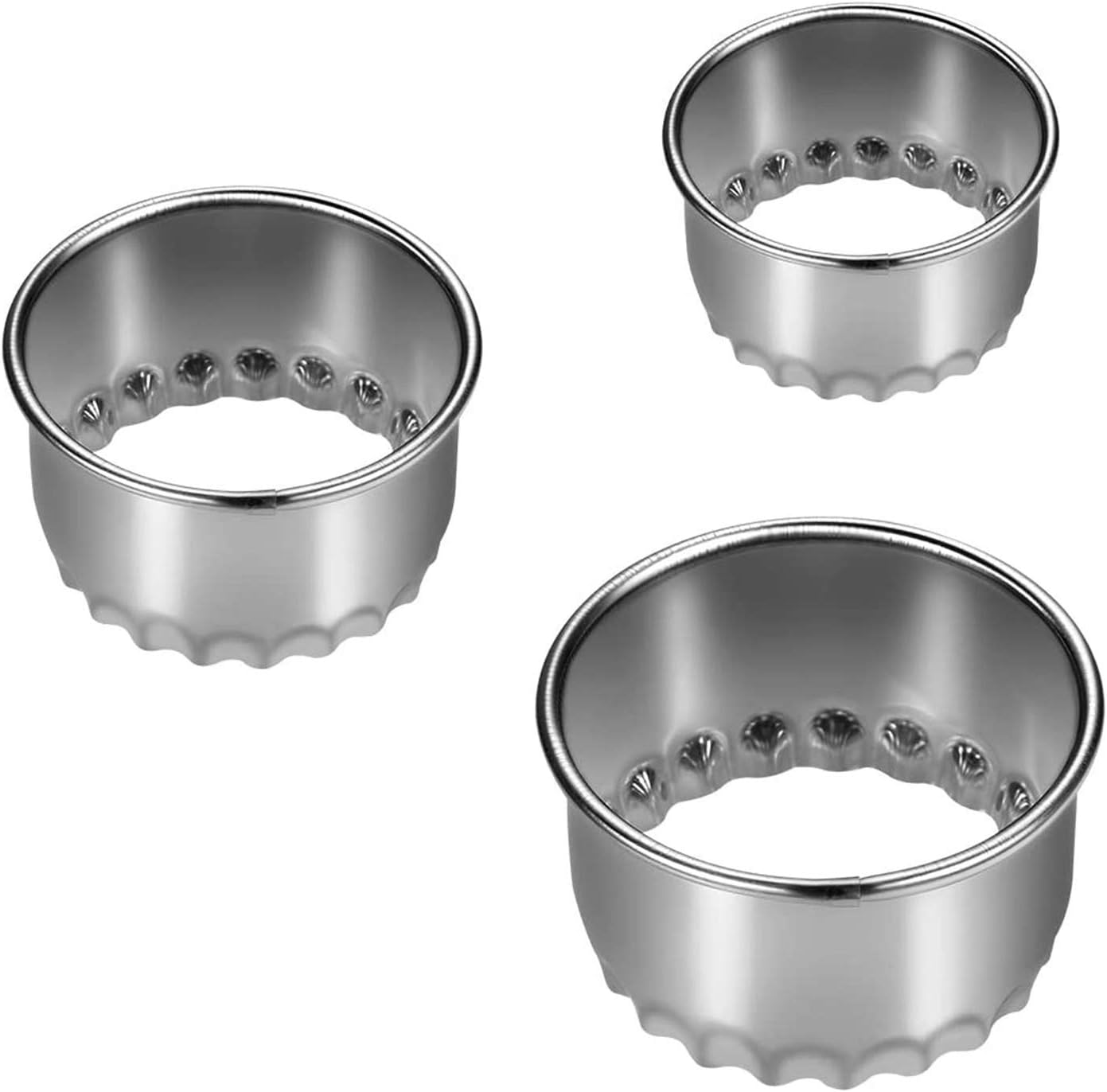 6 x Lakeland Double Sided Plastic Scone & Biscuit Cutter Set : Amazon ...