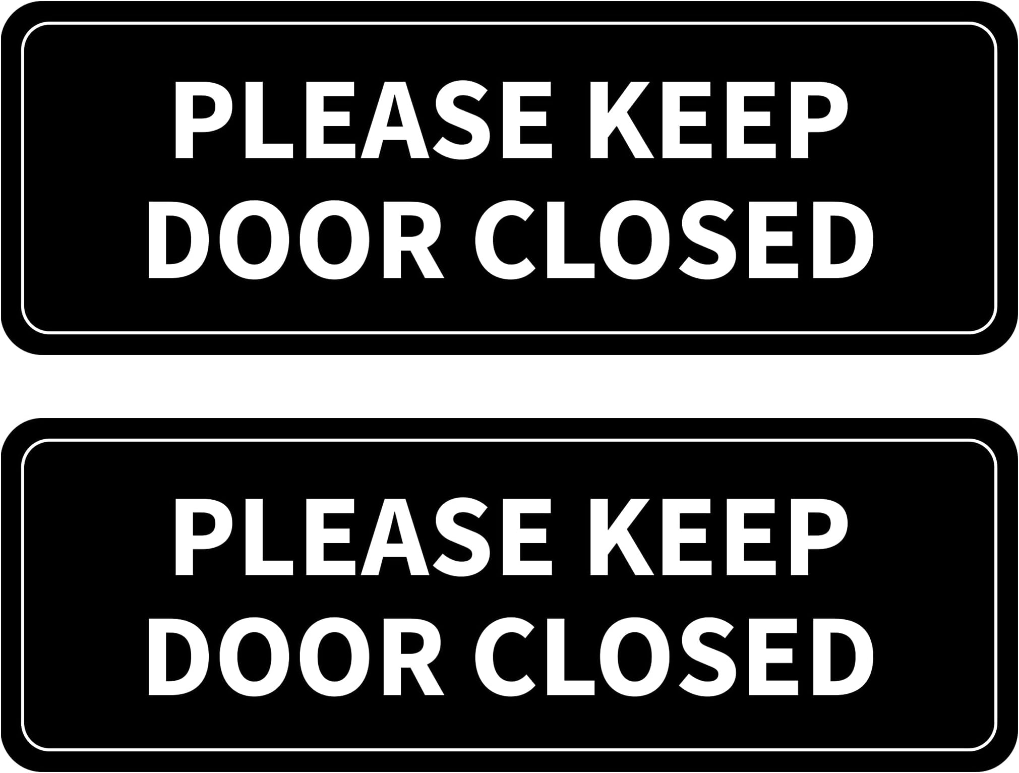 Amazon.com : 2PCS Please Keep Door Closed Sign for House, Self-Adhesive ...