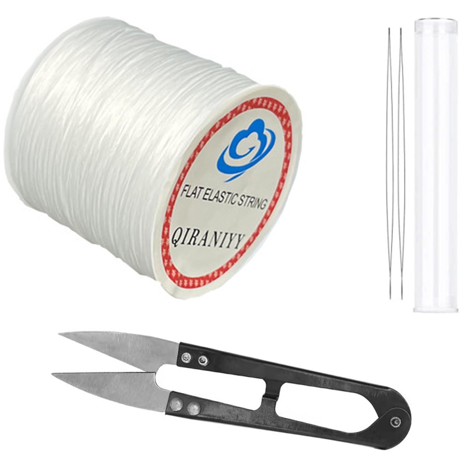 Amazon.com: 0.8mm Elastic String for Bracelet Making, (White) Strings ...