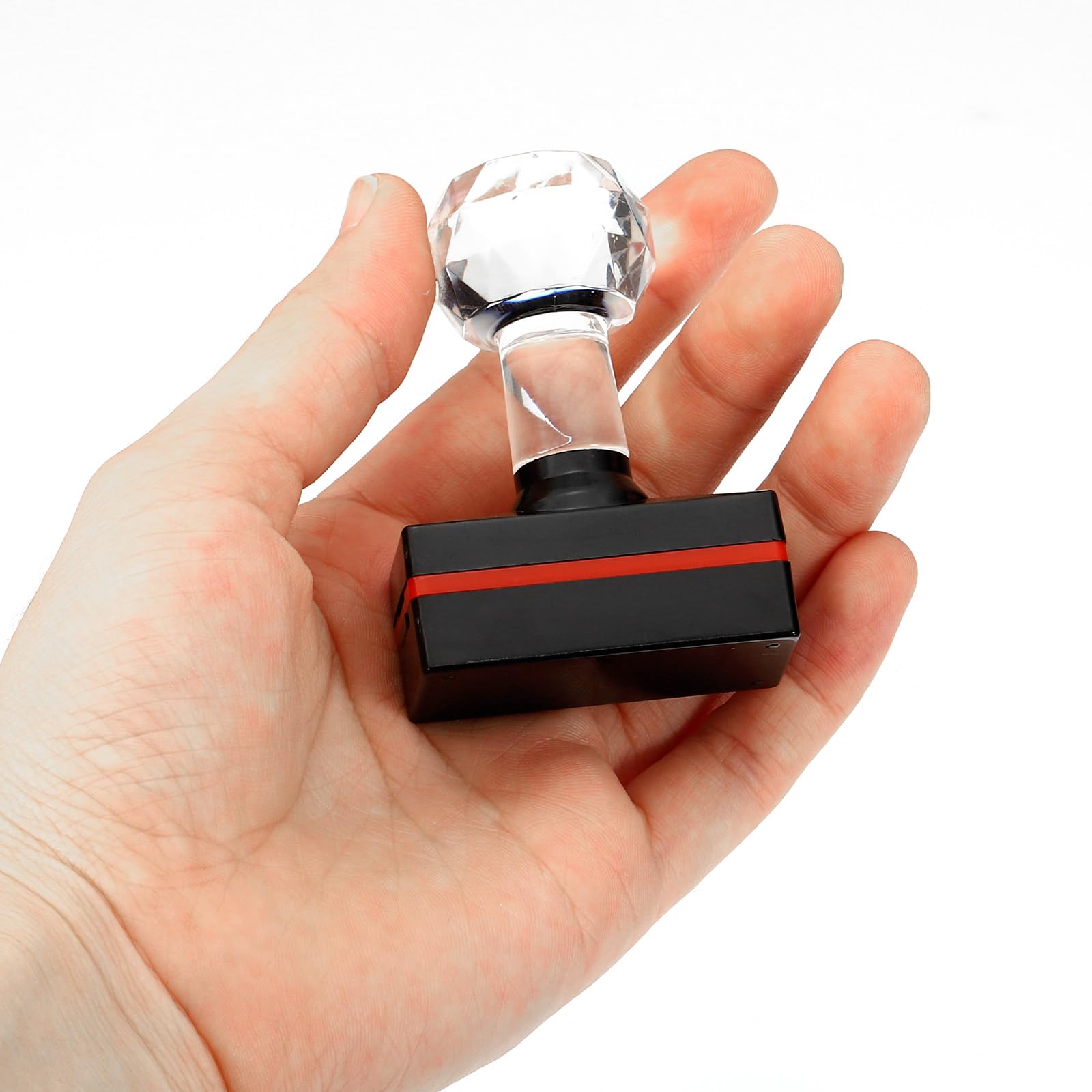 PATIKIL Invoiced Stamp Self Inking, Red Ink Office Stamps Pre Inked ...