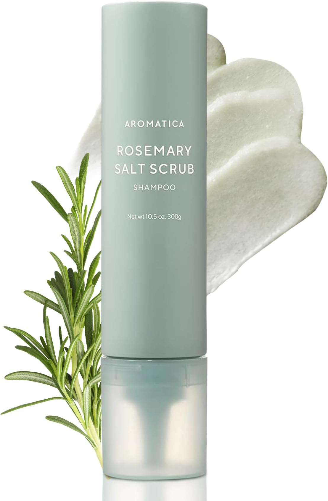 Amazon.com : AROMATICA Rosemary Salt Scrub Shampoo 10.5 oz / 300g ...