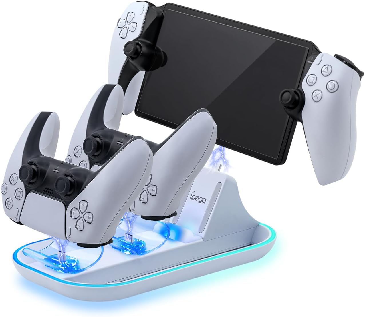 Mcbazel Stand para PS5 Slim, Base de Enfriamiento RGB de 3 Velocidades ...