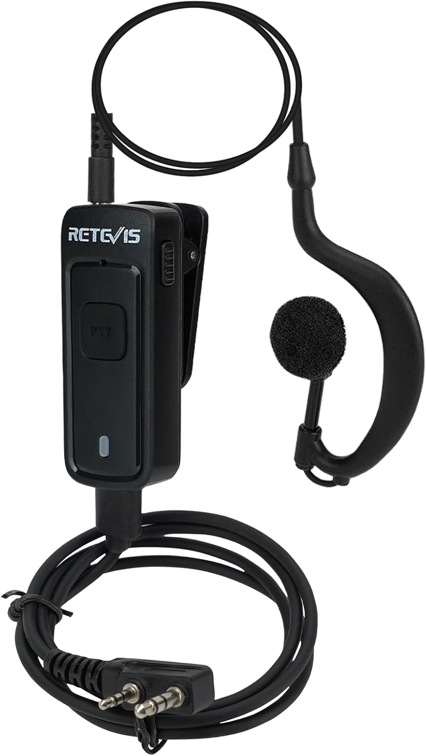 Amazon.com: Retevis AI Active Noise Reduction Walkie Talkie Earpiece ...