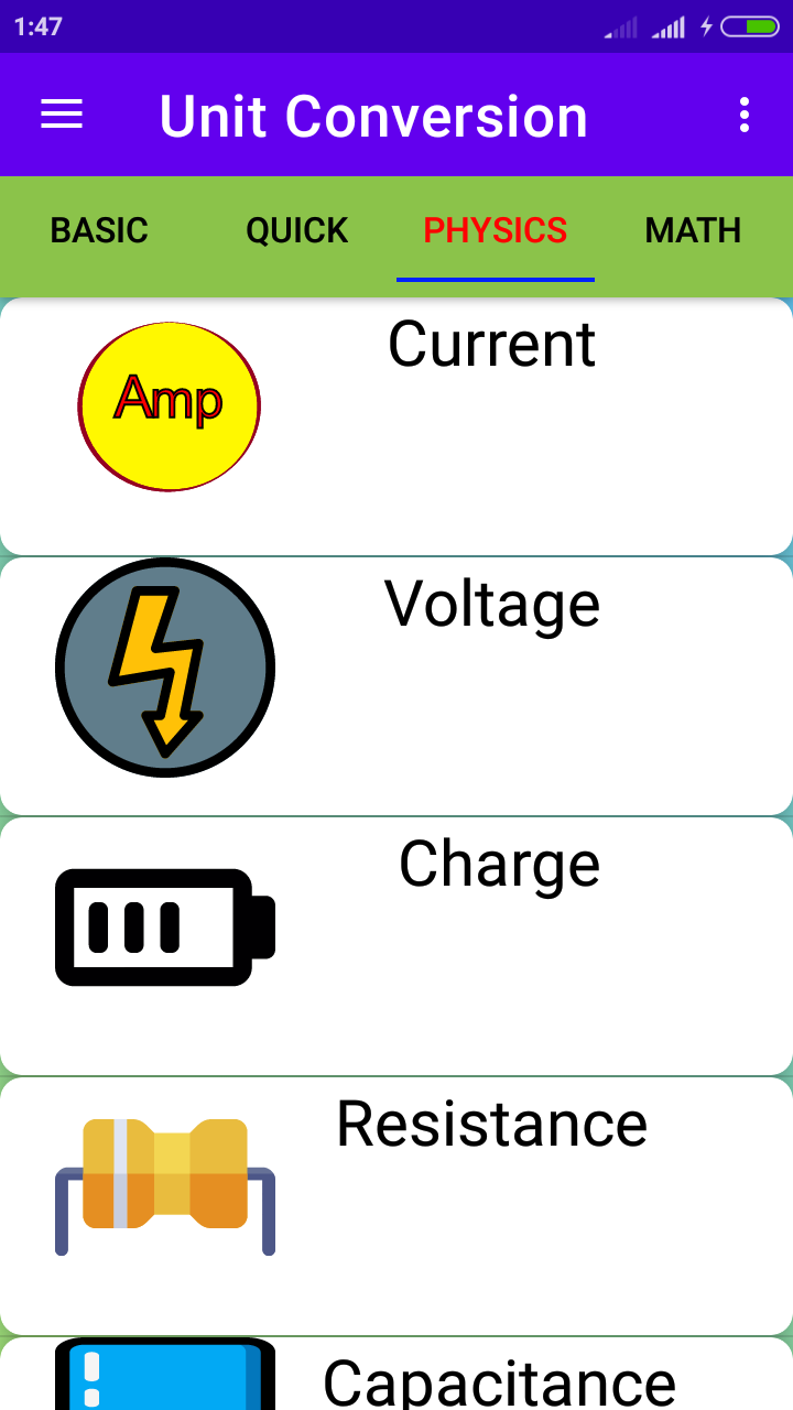 Unit Conversation - App on Amazon Appstore
