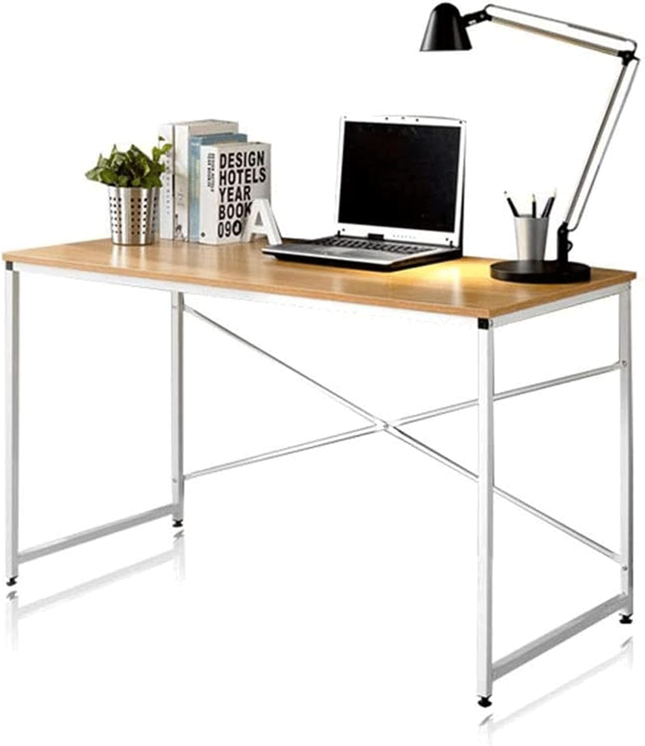 Desk Modern Simple Office Desk, Industrial Style PC Laptop Table for ...