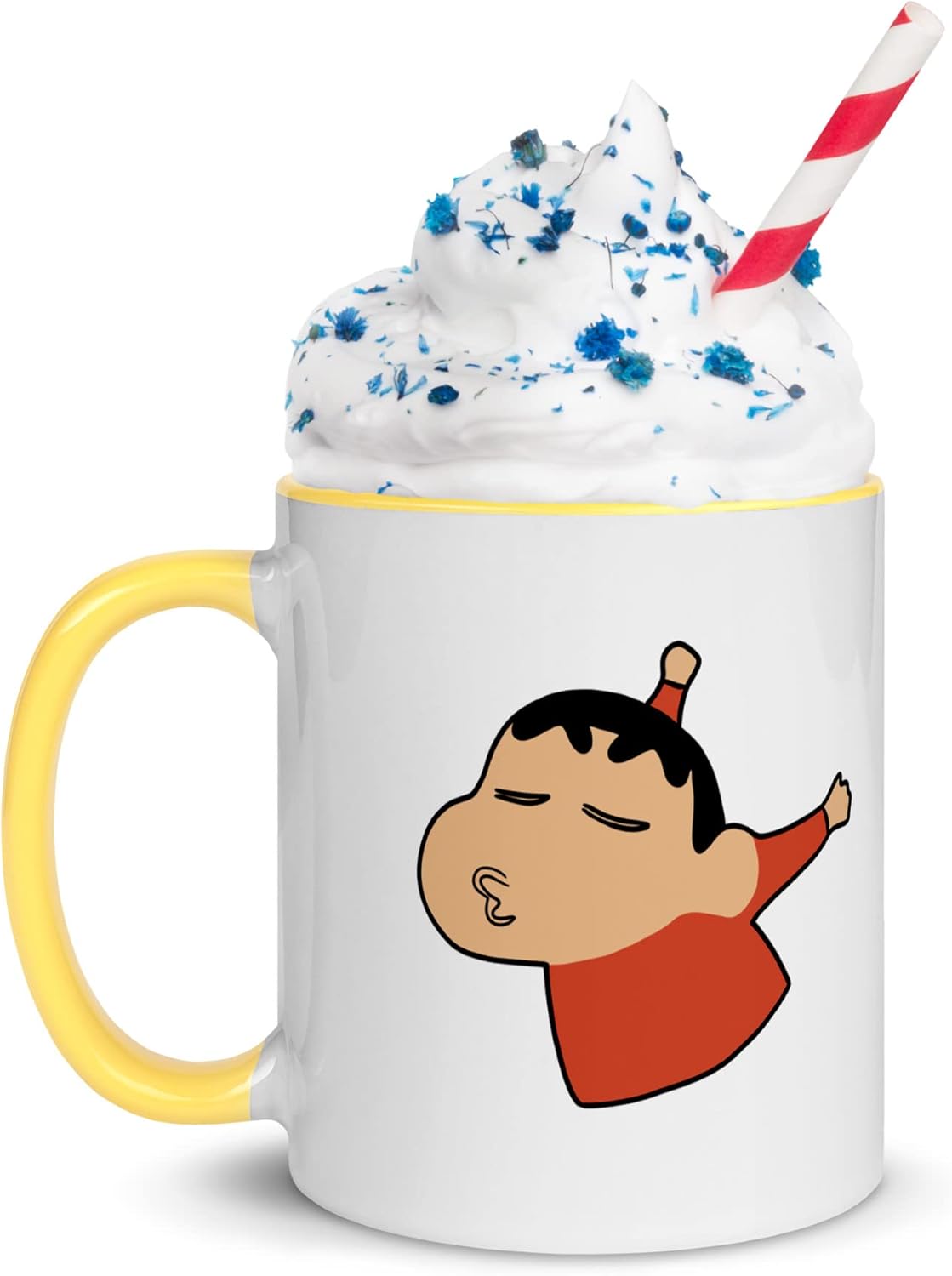 Amazon.com | Crayon Shin Chan Mug with Color Inside: Coffee Cups & Mugs