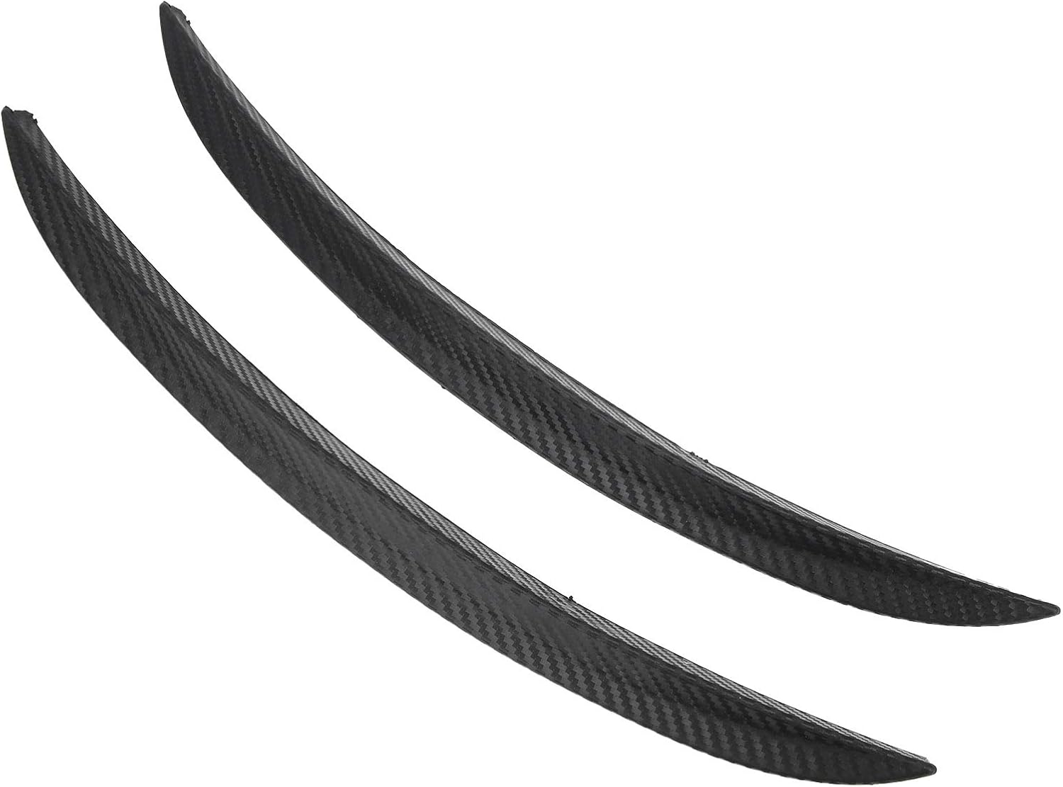 Amazon.com: 2pcs Car Wheel Eyebrow Trim Strip Carbon Fiber Style ...