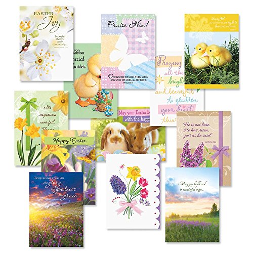 Snapklik.com : Easter Faith Greeting Cards Value Pack - Set Of 12 Large ...
