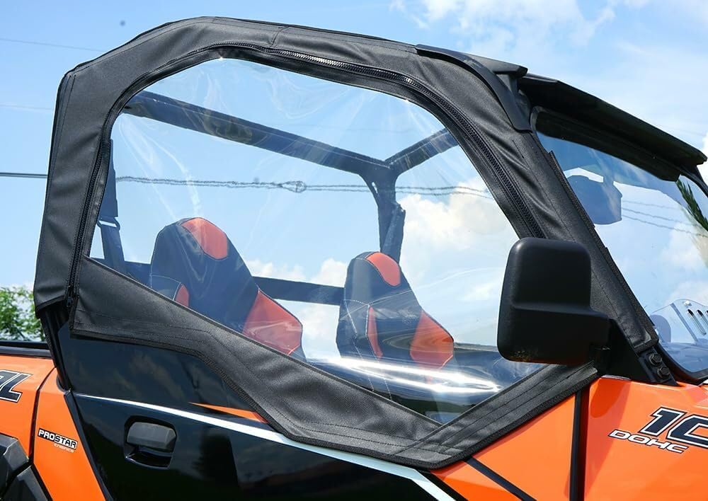 Amazon.com: Seizmik UTV Soft Half Upper Doors Compatible with Polaris ...
