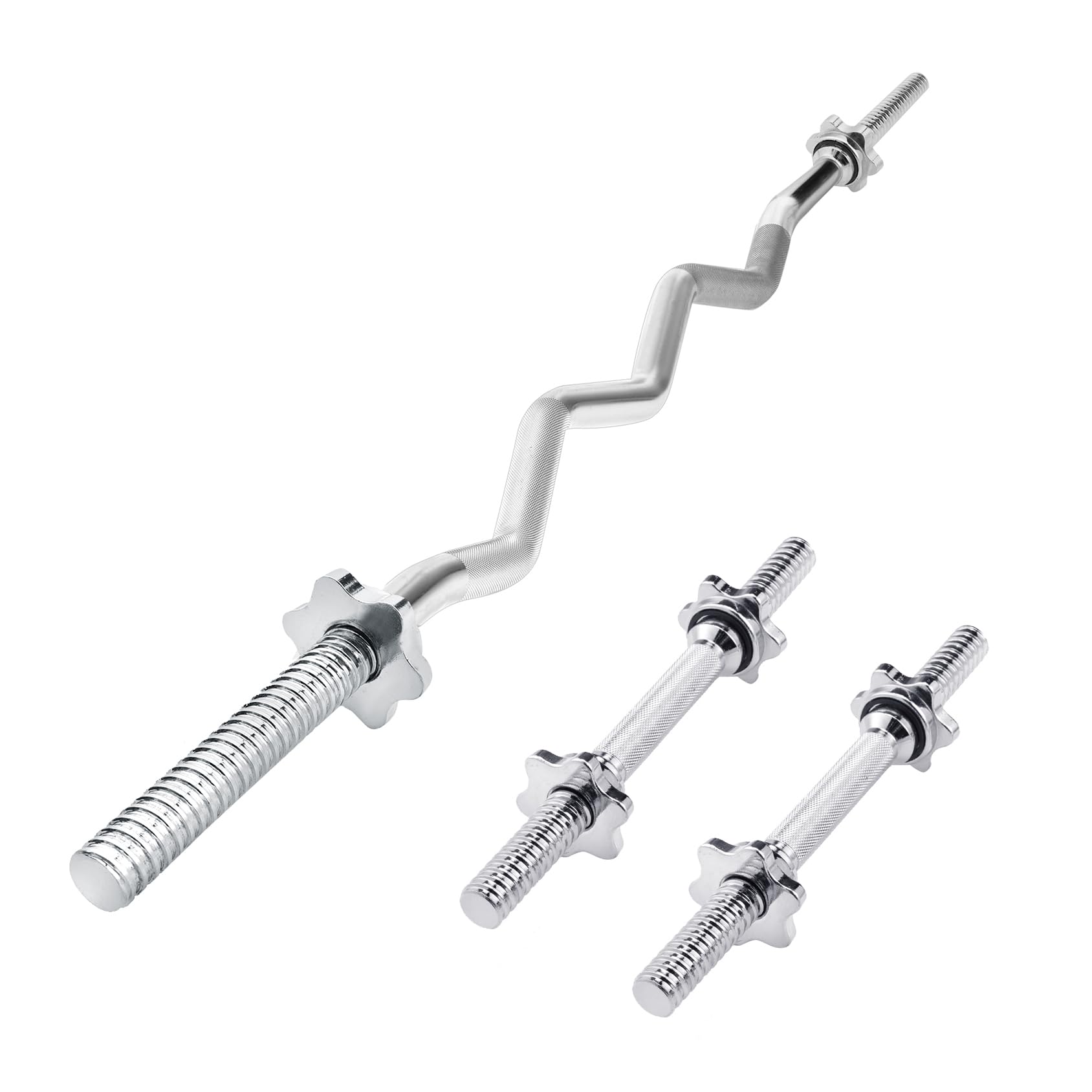 Snapklik.com : Powenergy 47 Curl Bar Weight Lifting Bar And Dumbbell ...