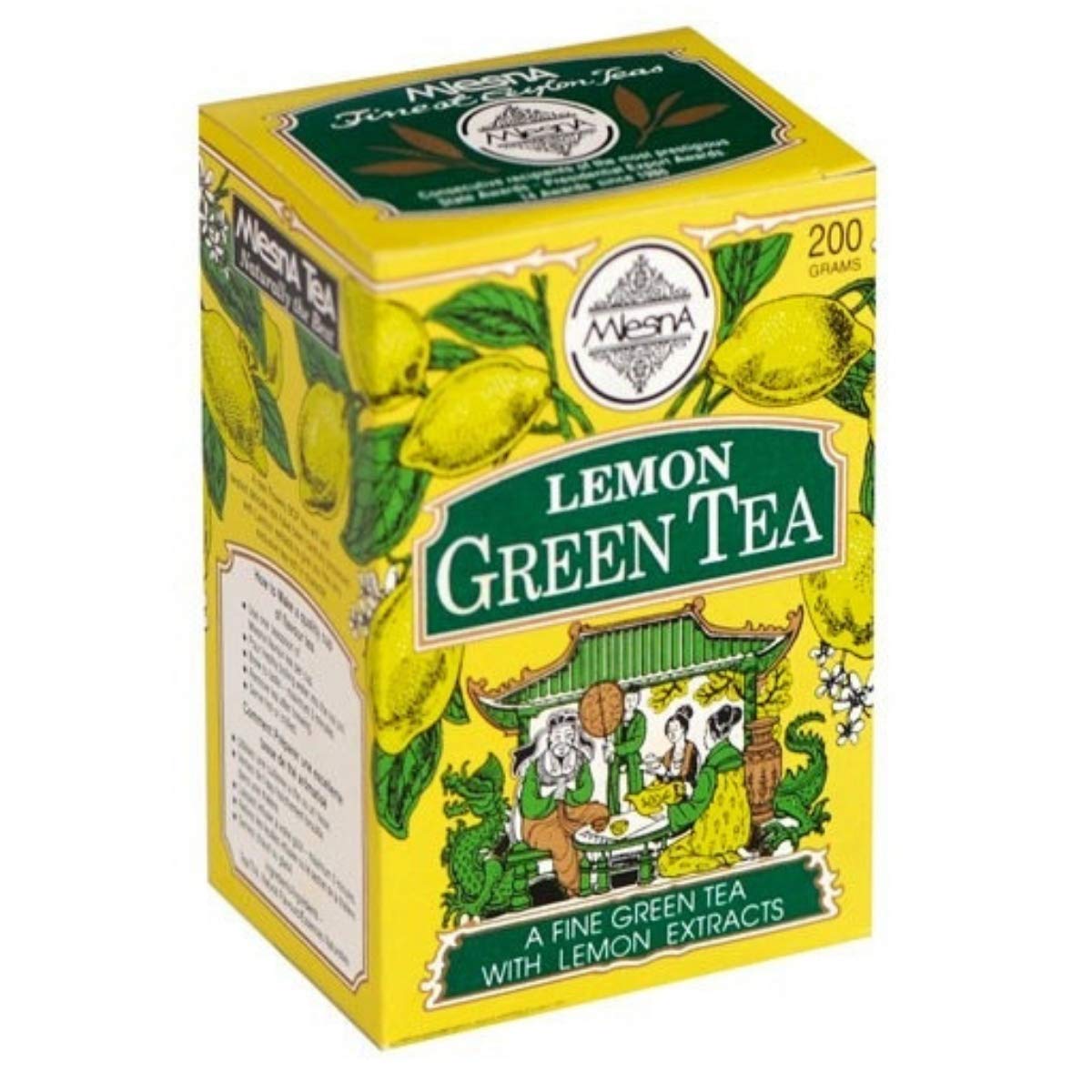 Amazon.com : Mlesna Lemon Flavored Green Tea Loose Tea 200g - Pure ...