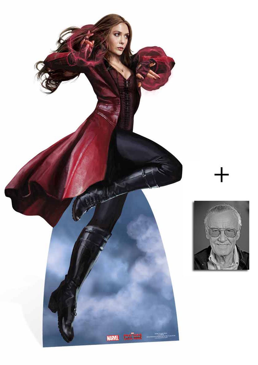 Buy Fan Pack - let Witch Captain America: Civil War Lifesize Cardboard ...
