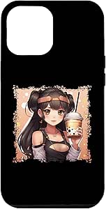 Amazon.com: iPhone 14 Plus Japanese kawaii anime girl queen drinking ...