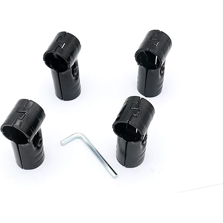 uxcell T Shape Lean Tube Connector Pipe Clamp Clip, 1.02" - - Amazon.com