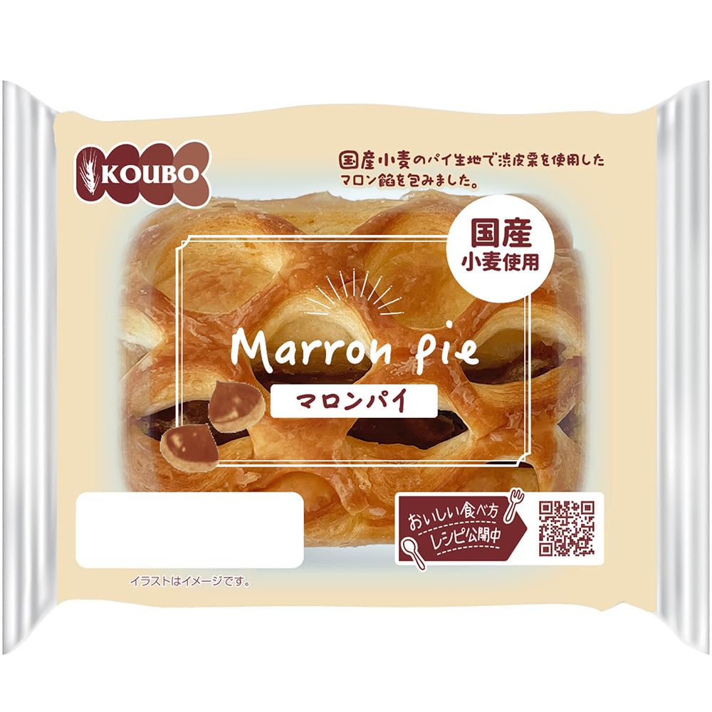Amazon | KOUBO マロンパイ ×6個 | KOUBO | 菓子パン 通販