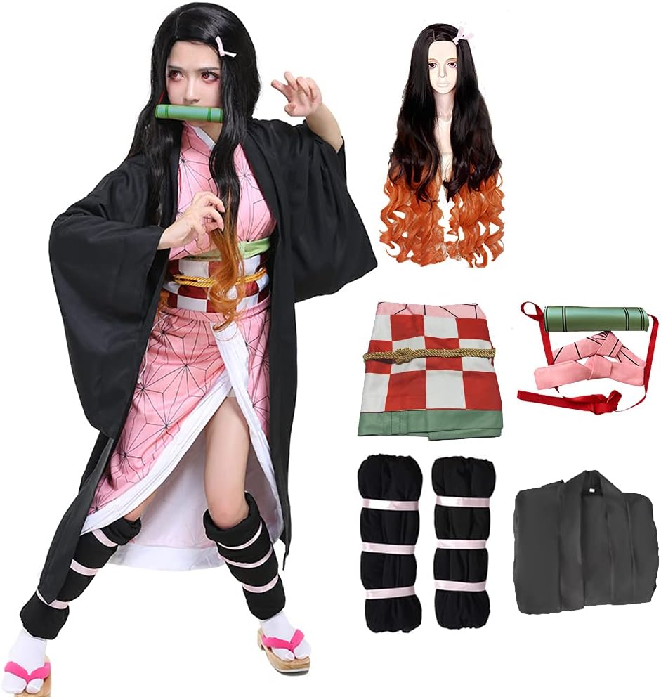 Demon Slayer Cosplay Costume with Wig - Zenitsu, Bahrain | Ubuy