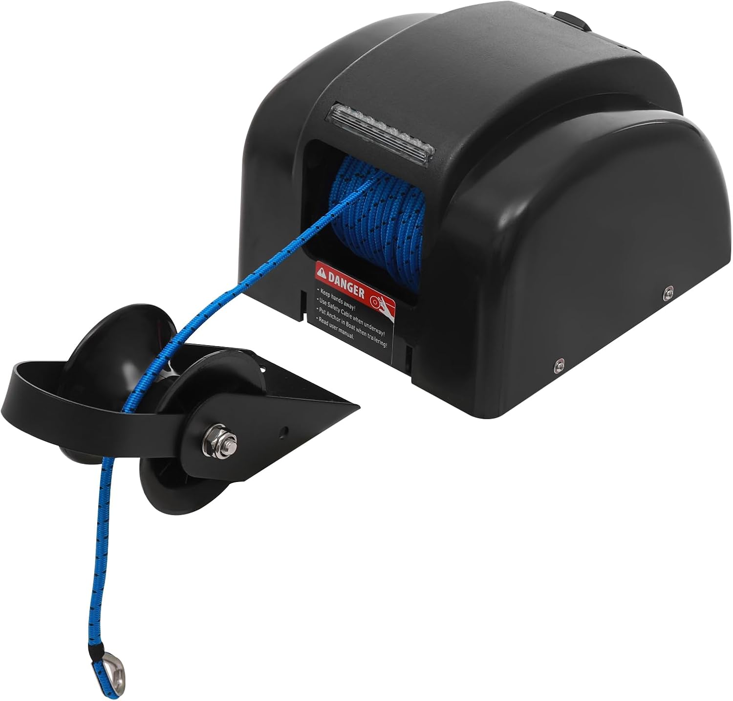 Electric Boat Anchor Winch Kit - Heavy Duty Marine Windlass System with ...