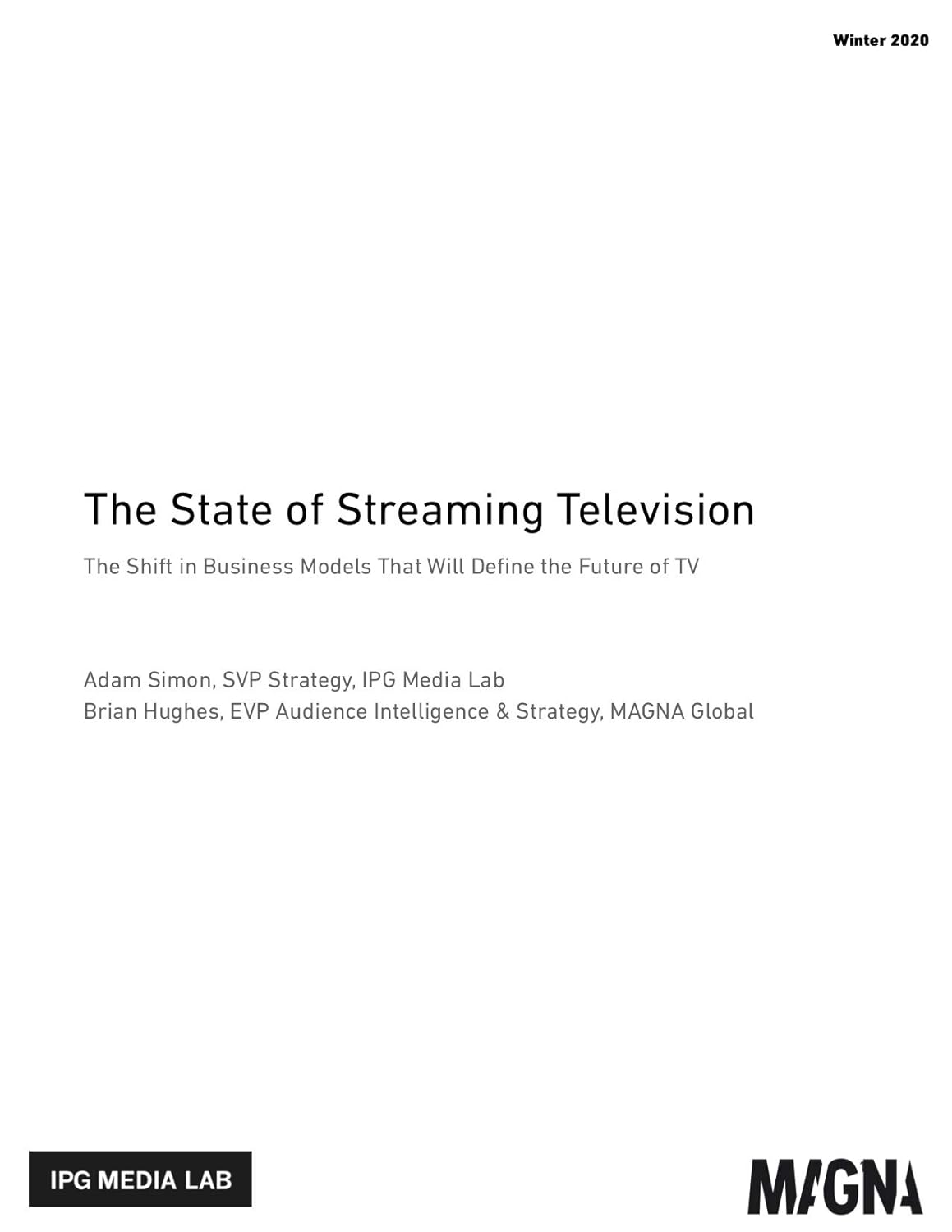 The State of Streaming Television: The Shift in Business Models That ...