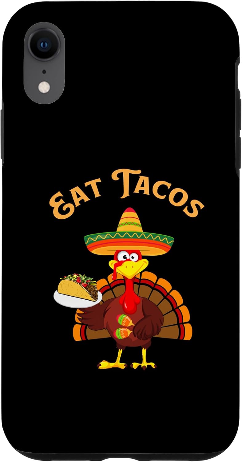 Amazon.com: Turkey Eat Tacos Funny Mexican Sombrero Thanksgiving Turkey ...