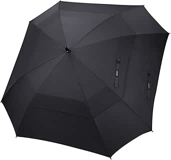 G4Free 62/68 Inch Automatic Open Golf Umbrella Double Canopy Square ...