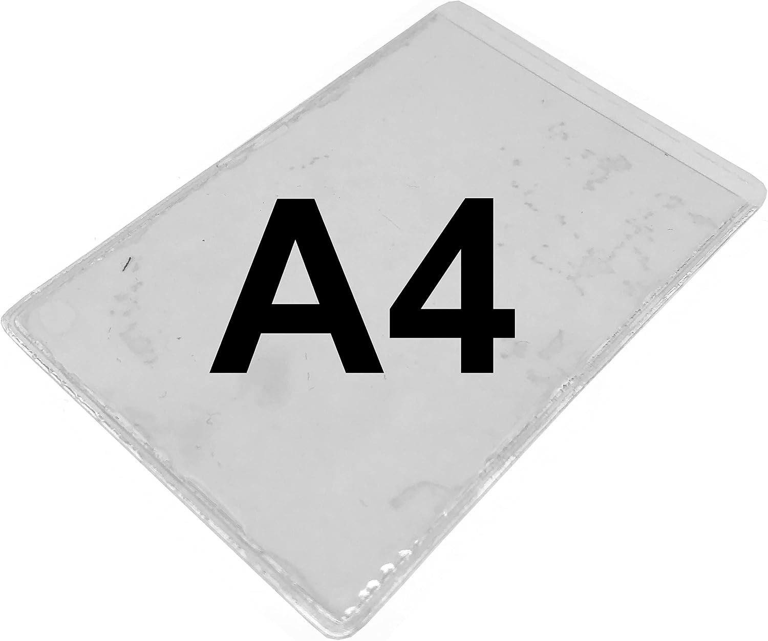 PCL Media A4 Clear Adhesive Holders - Pack of 10, Short Edge Opening ...