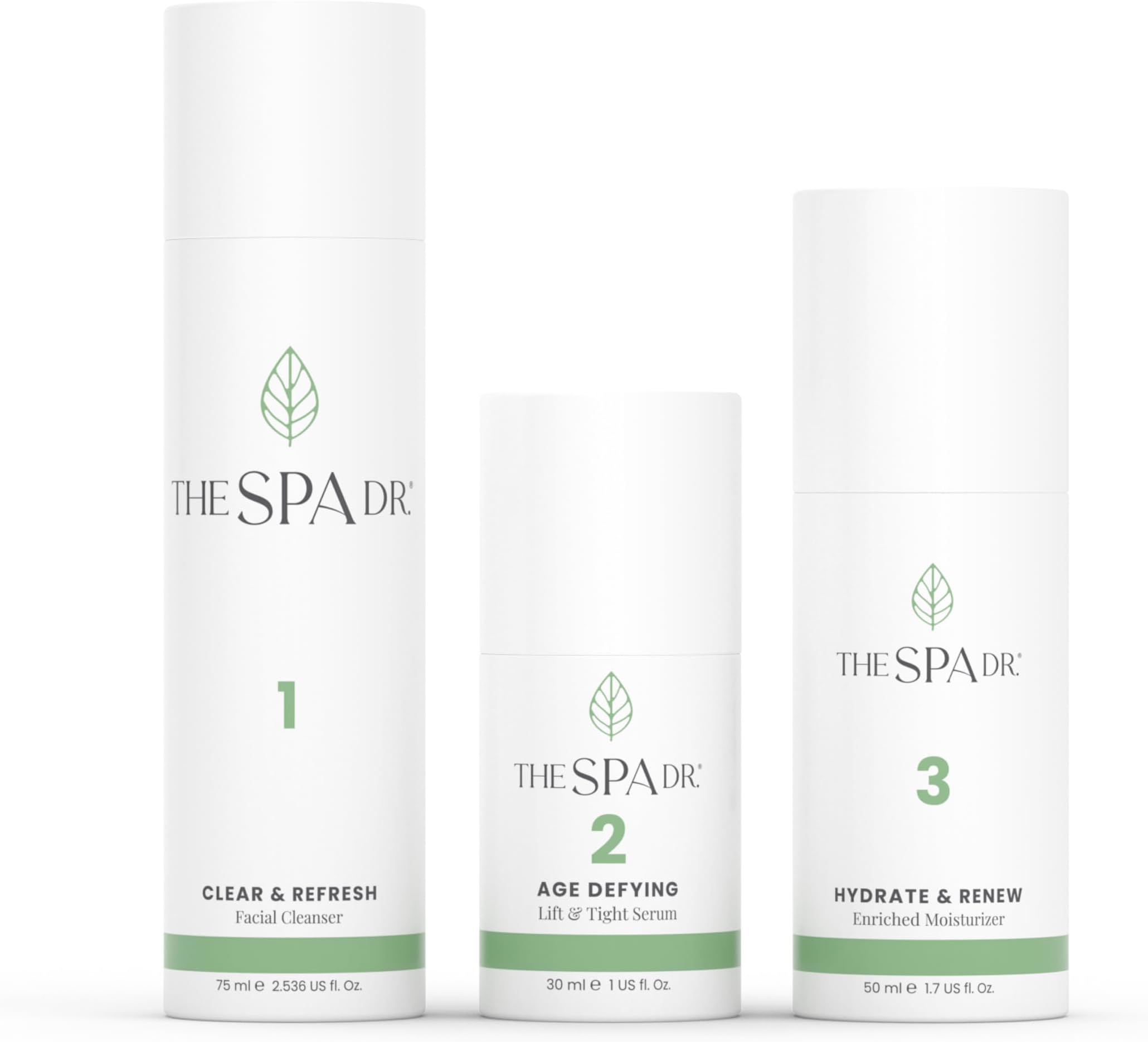 Amazon.com: The Spa Dr. 4-Step Skin Care Kit - 30 Day Supply Self Care ...