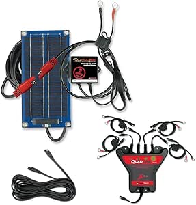 Amazon.com: PulseTech SolarPulse SP-3 Solar Battery Charger Maintainer with Quadlink to Charge 4 ...