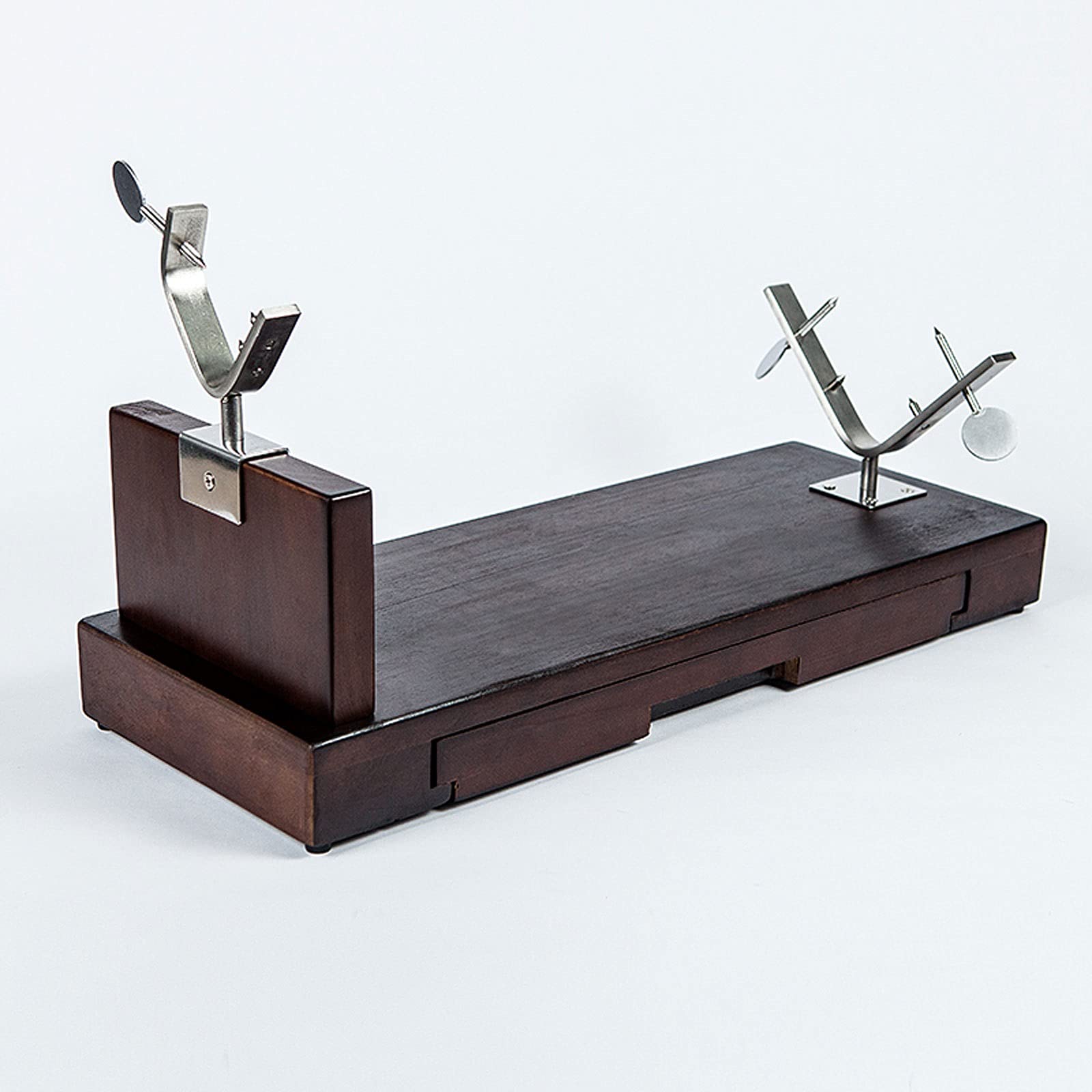 Buy sararui Ham Stand Wood Ham Rack Chef BBQ Ham Holder Metal Stand ...