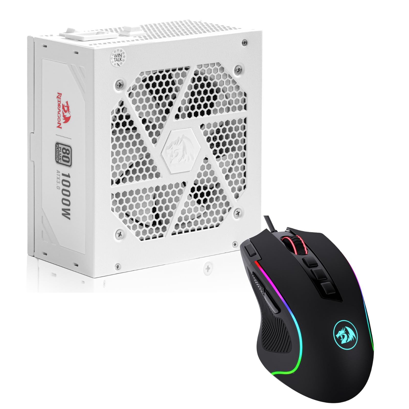 Amazon.com: Redragon M612 Gaming Mouse PSU 1000W Power Supply Bundle ...