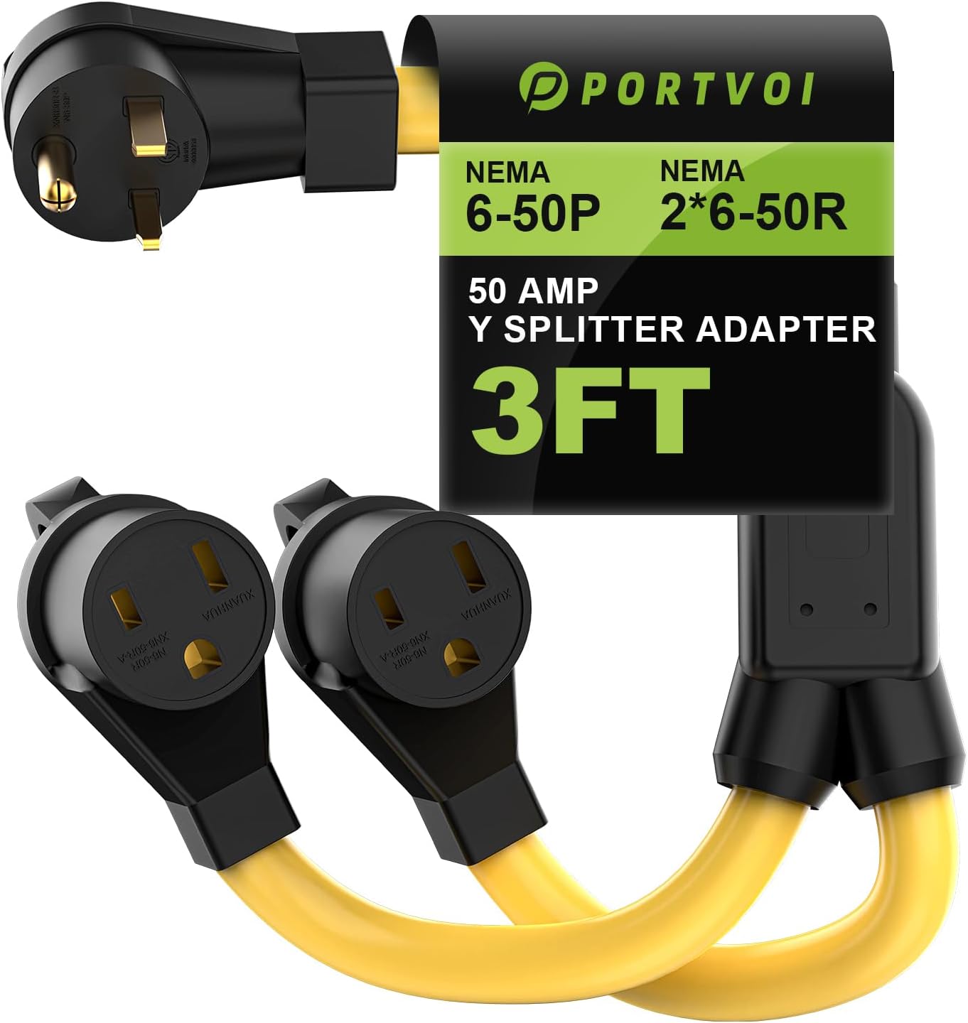 Amazon.com: Portvoi Welder 50A Splitter, 6 Gauge 240V Splitter ...