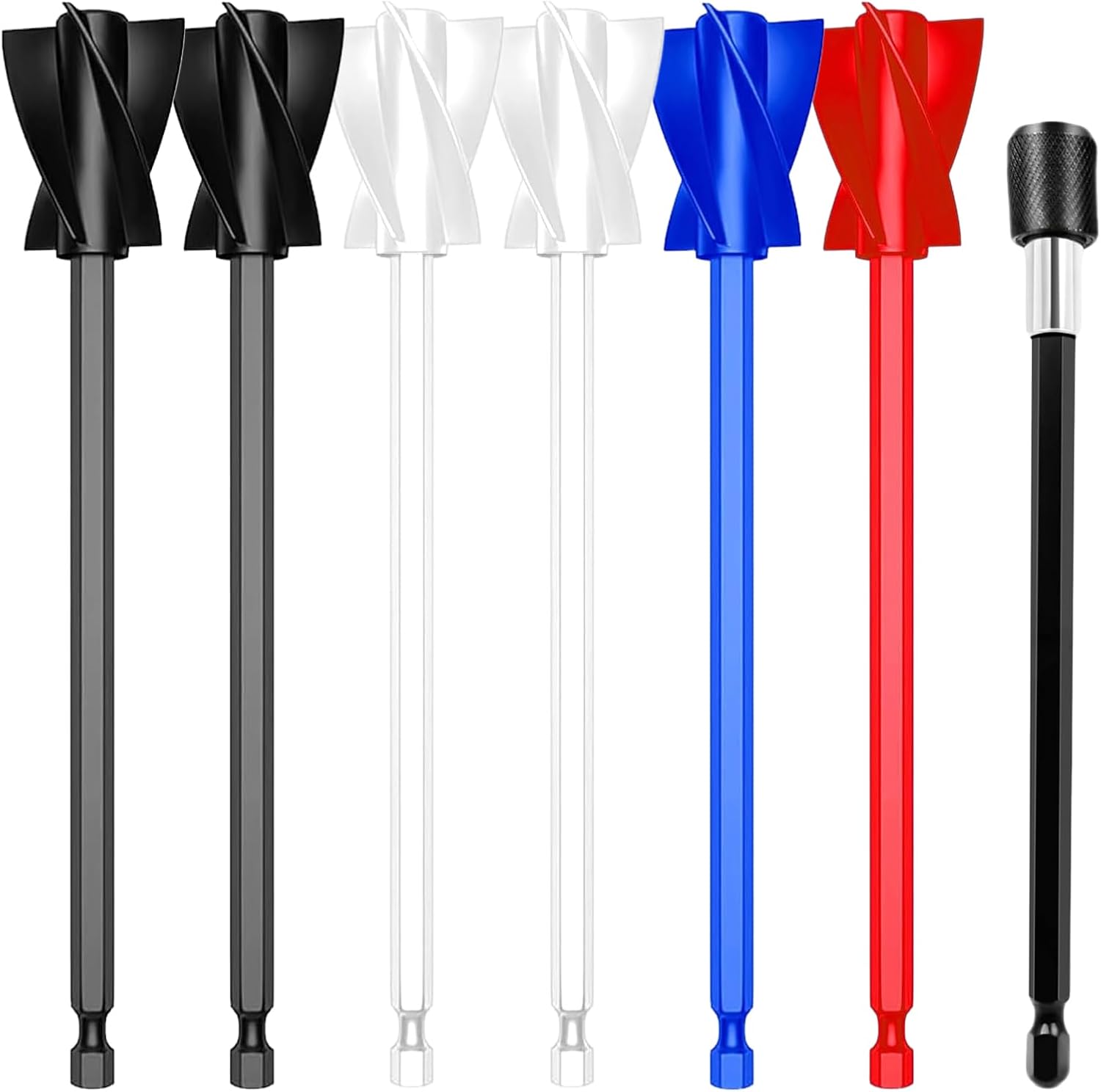 SHYSBV 6 Pcs Paint Mixer for Drill, Paint Mixer, Paint Stirrer for ...