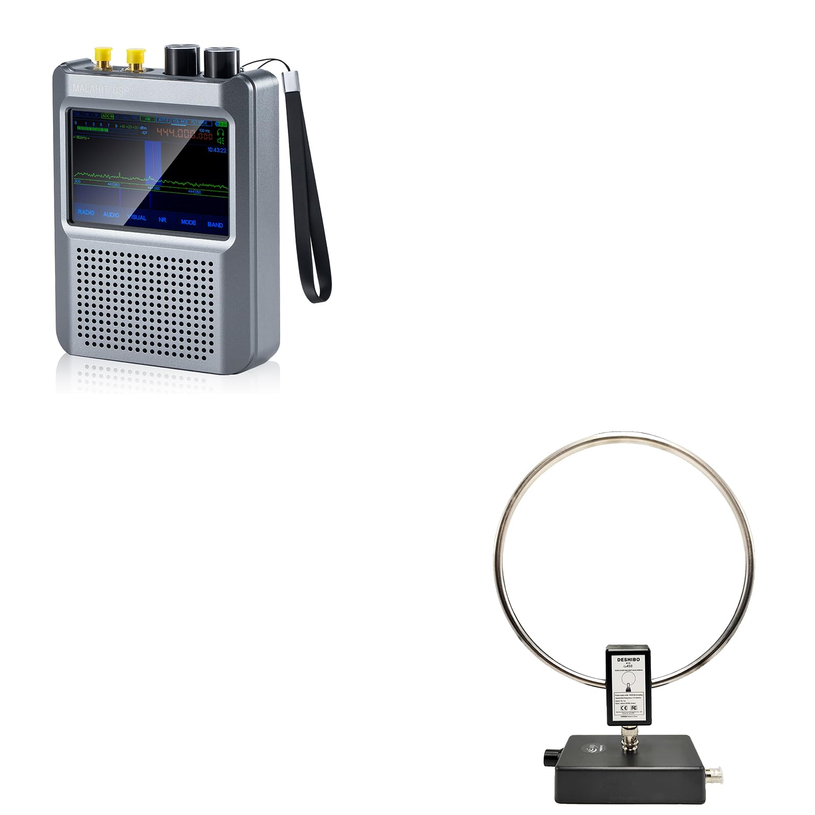 Amazon.com: Latest V2.4 Malachite DSP2 SDR Radio Receiver & GA450 Loop ...