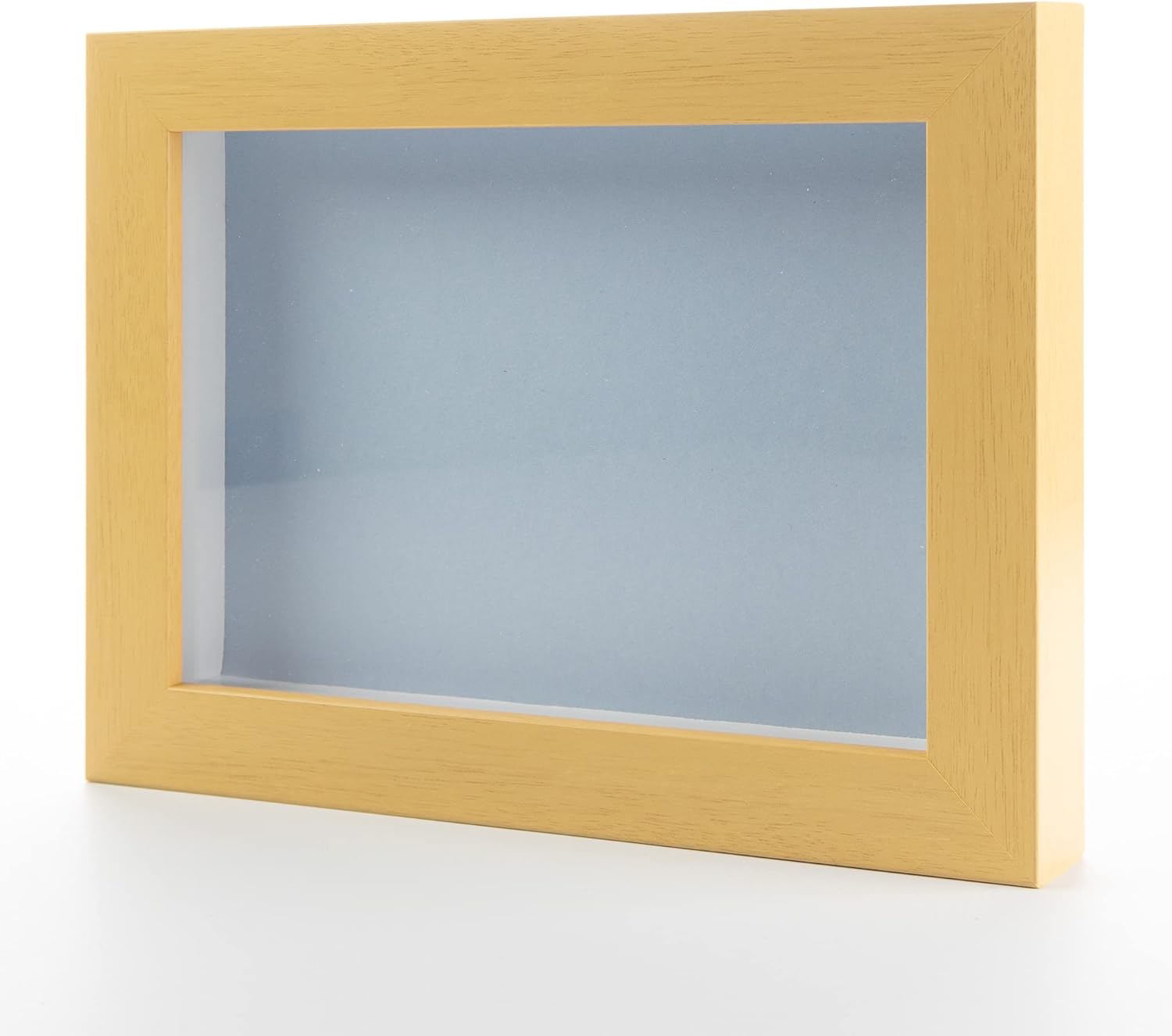 Amazon.com - Natural 20x24 Wood Shadow Box Display Frame with Blue Acid ...